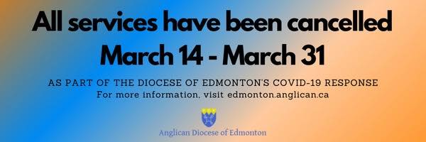 Service Cancellations – St Peter's Anglican Parish